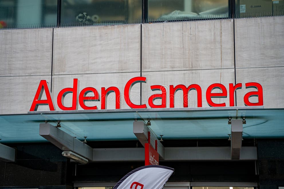 Aden Camera Sign in Toronto. Editorial Stock Image - Image of camera ...