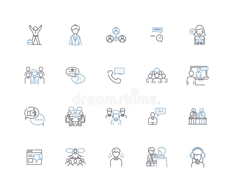 Adepts Line Icons Collection. Mastery, Knowledge, Skill, Expertise ...