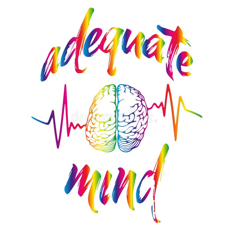 Adequate mind stock illustration. Illustration of symbolizing - 385322486