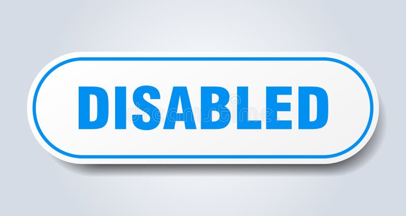 Adesivo Desativado. Conjunto De Sinais Desativado. Ilustração do Vetor ...