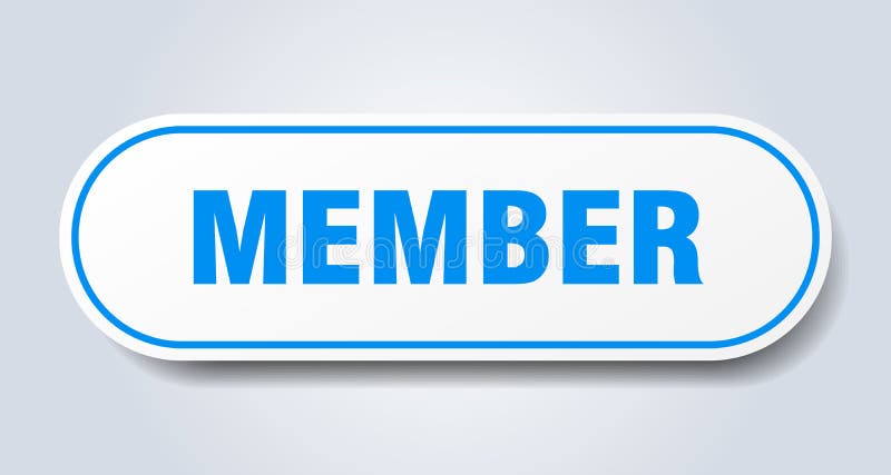 Adesivo do membro ilustração do vetor. Ilustração de arredondado ...