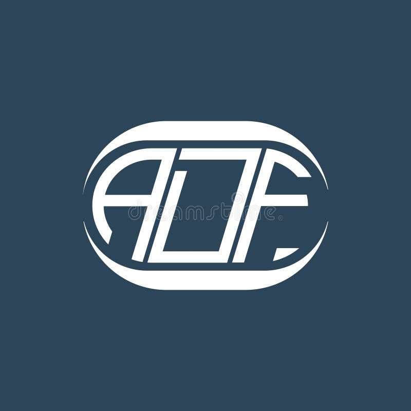 ADF Abstract Monogram Logo Design. ADF Monogram Unique Modern Flat ...