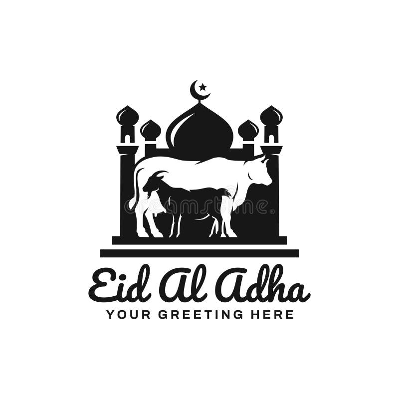 Eid al adha logo design stock vector. Illustration of islam - 269085966