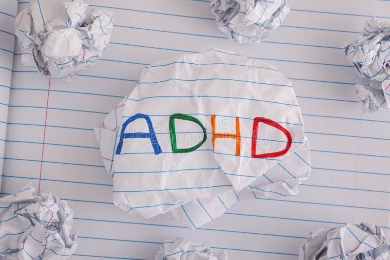 ADHD paper child stock image. Image of concept, paper - 81482323