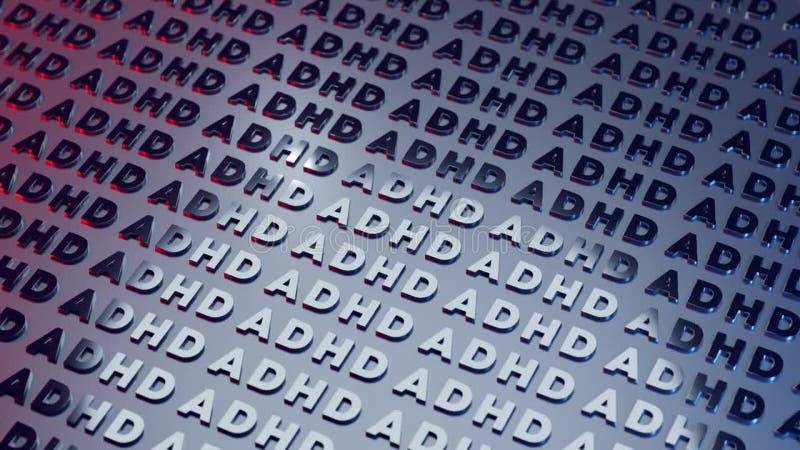 ADHD Attention Deficit Hyperactivity Disorder - Background 3D Animation ...