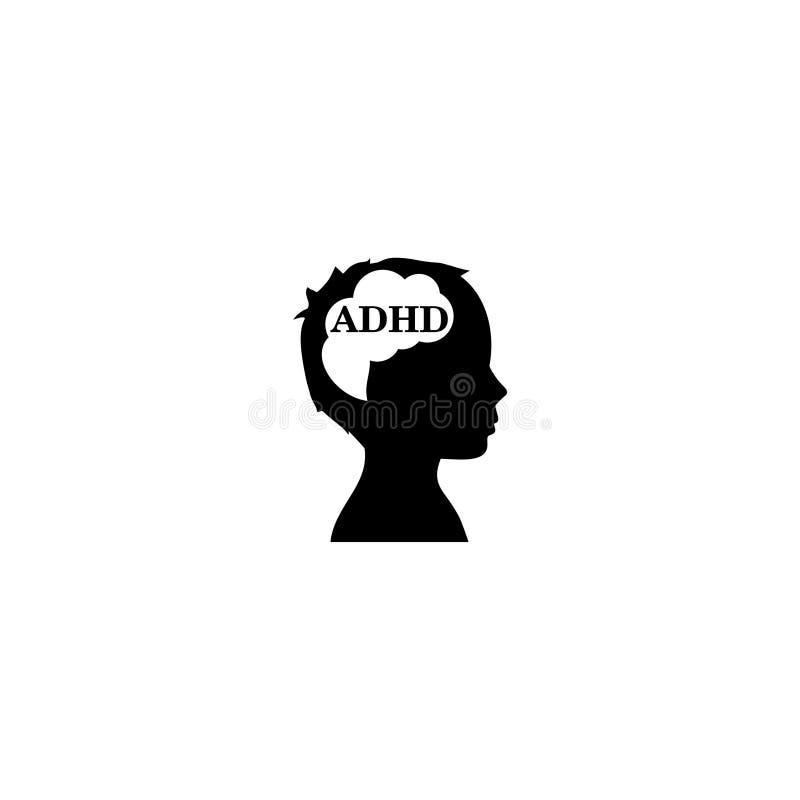ADHD Attention Disorder. Prevent ADHD. Vector Stock Illustration. Stock Vector - Illustration of ...