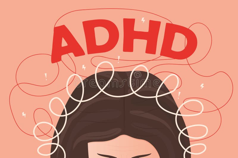 ADHD Attention Deficit Hyperactivity Disorder Symbol Icon Stock ...