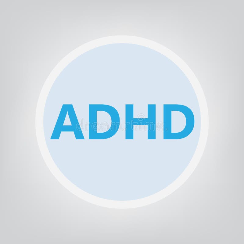 ADHD - Attention Deficit Hyperactivity Disorder Vector Icons Set Stock ...