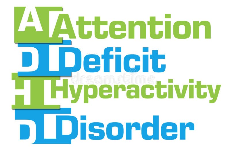 ADHD - Attention Deficit Hyperactivity Disorder Vector Icons Set Stock Vector - Illustration of ...
