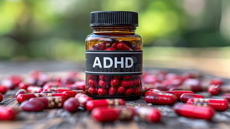 ADHD Attention Deficit and Hyperactivity. Stock Illustration ...