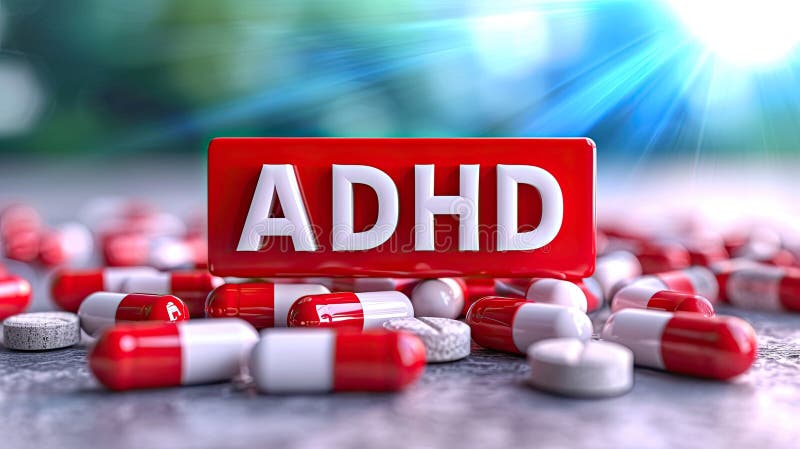 ADHD Attention Deficit and Hyperactivity. Stock Illustration ...