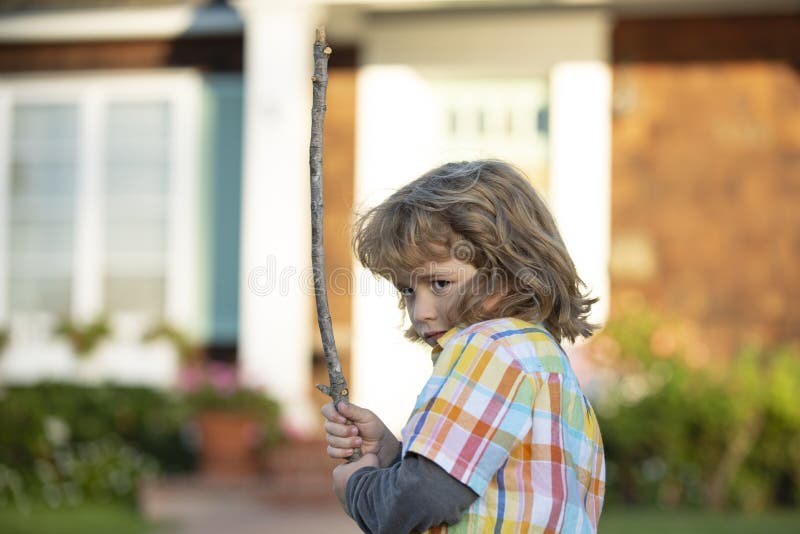 ADHD or Kids Adaptation Concept. Child Aggression. Negative Kid Emotion ...