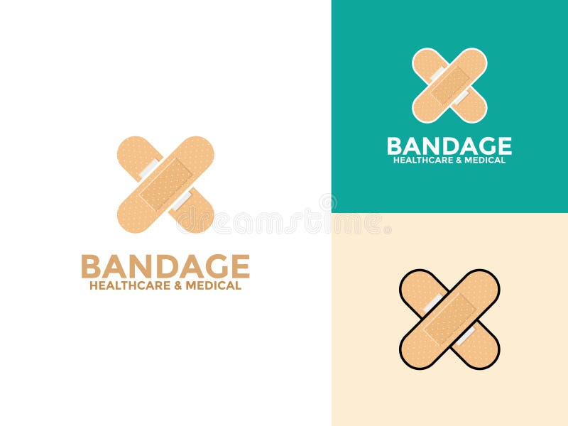 Adhesive Bandage Elastic Medical Plasters Logo Vector, Isometric of ...