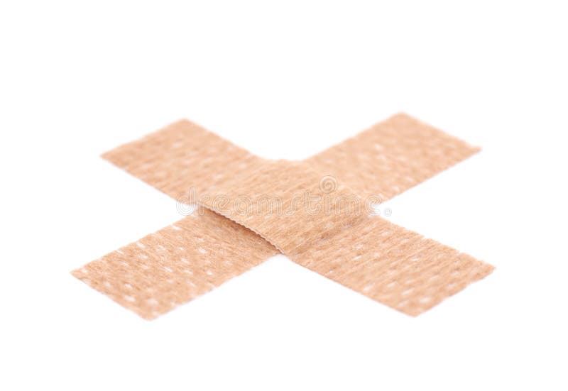 Crossed Adhesive Plaster Isolated Stock Photos - Free & Royalty-Free ...