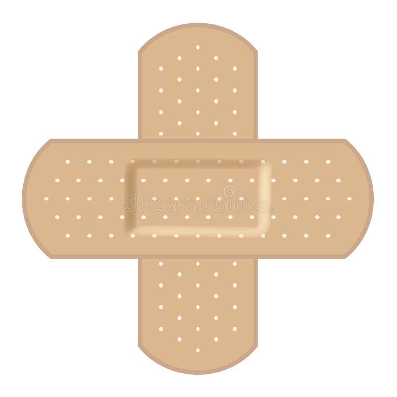 Red cross bandaid editorial stock photo. Illustration of medical - 6646413