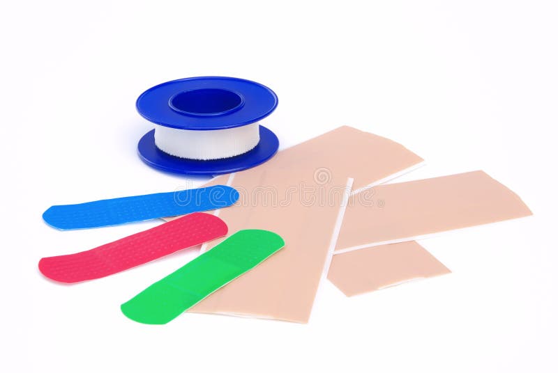 Adhesive plaster 02 stock photo. Image of health, blue - 5480400