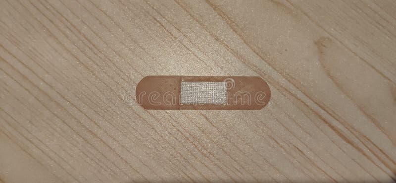 Adhesive Plaster Can Be Stuck on the Table. Stock Photo - Image of ...