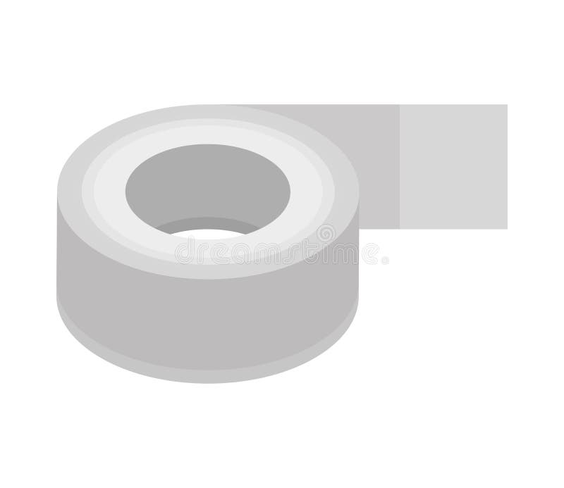 Adhesive tape icon stock illustration. Illustration of design - 243805037