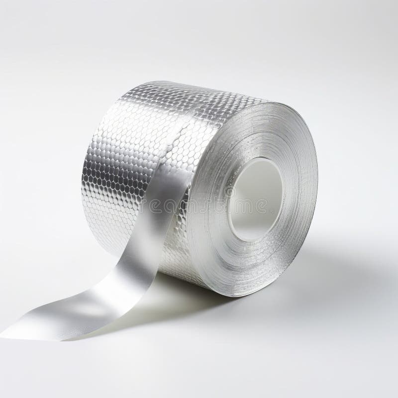 Shiny Bumpy Tape Against Solid White Background Texture Stock ...