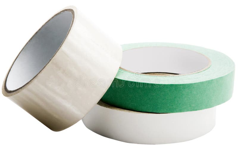 Adhesive tapes stack stock image. Image of three, equipment - 27754893