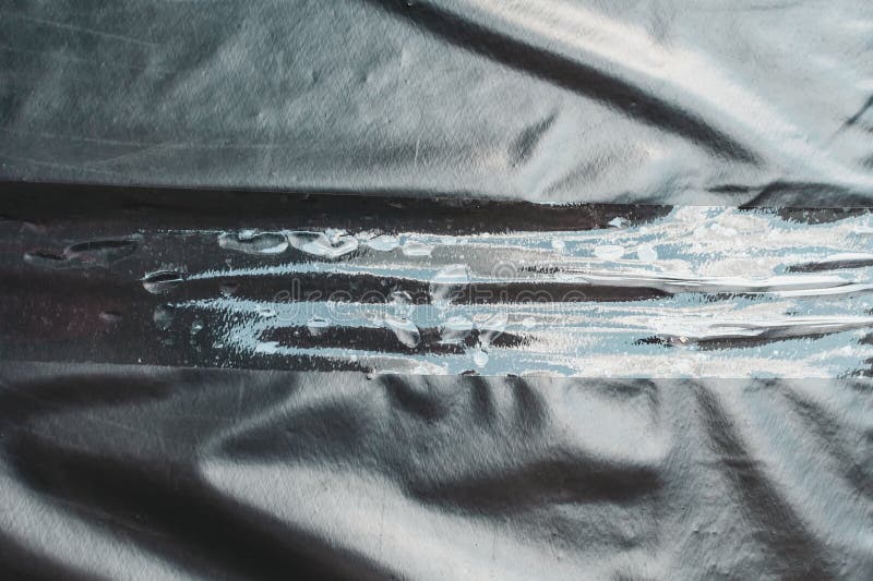 Adhesive Transparent Tape for Fixing the Packaging Stock Photo - Image ...