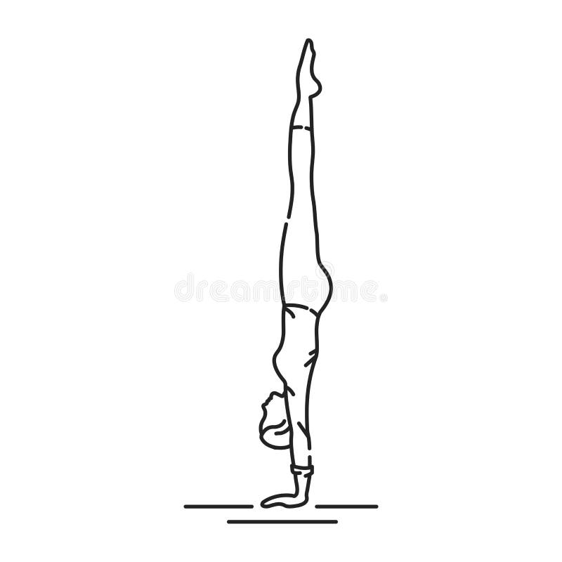 Handstand Stock Illustrations – 1,323 Handstand Stock Illustrations ...