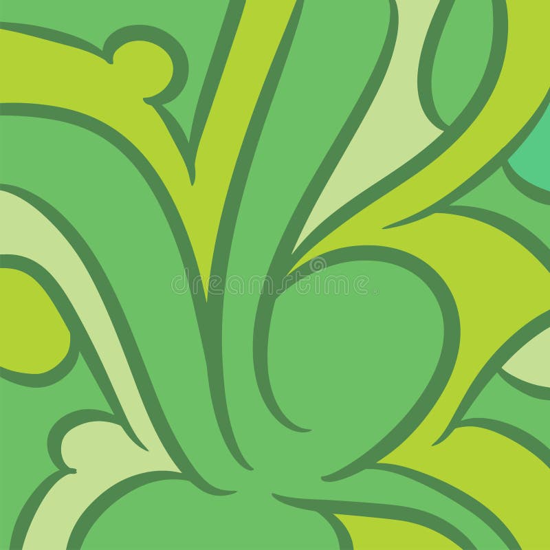 Abstract Background with Flowing Curvy Shapes Collage. Stock Vector ...