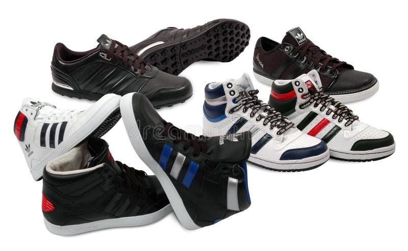 Adidas shoes editorial stock image. Image of adidas, sneaker - 18343619