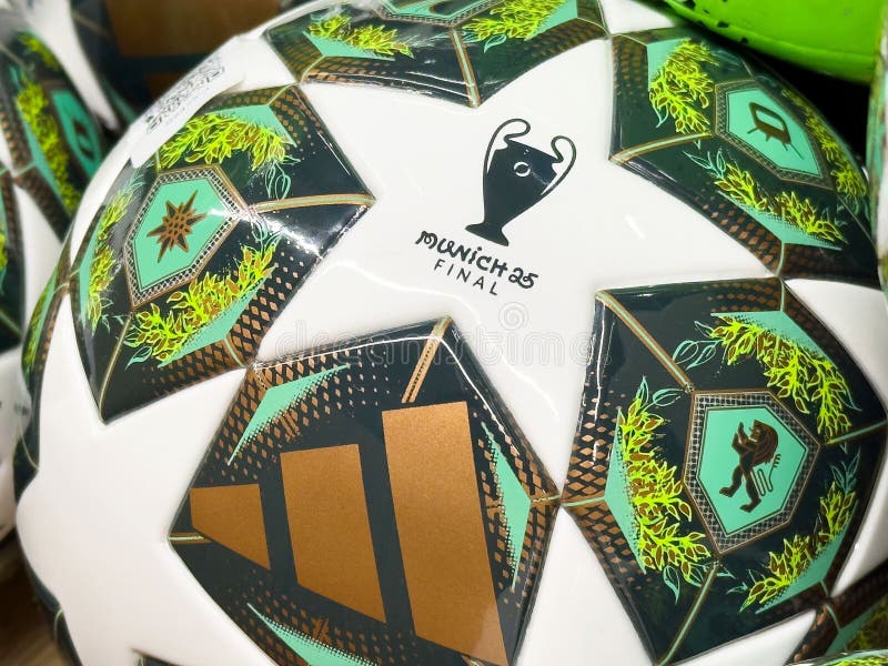 Adidas Soccer Ball for Munich 23 Final with Decorative Patterns and ...