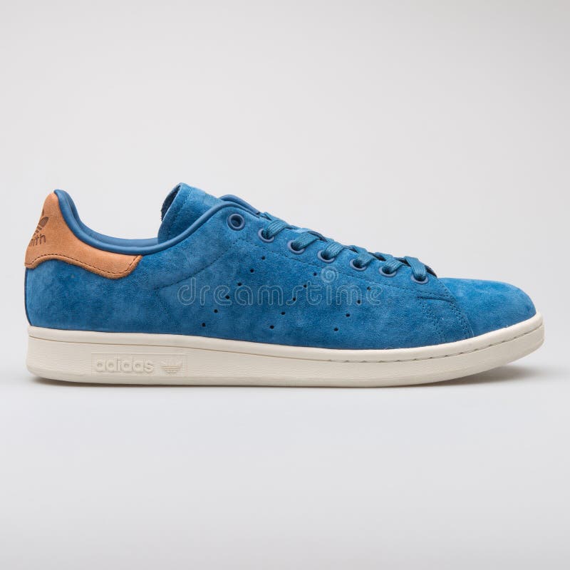 Adidas Stan Smith Blue Sneaker Editorial Stock Photo - Image of item ...