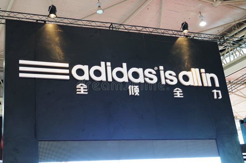 Adidas Stand,adidas is All in Editorial Photography - Image of asia ...