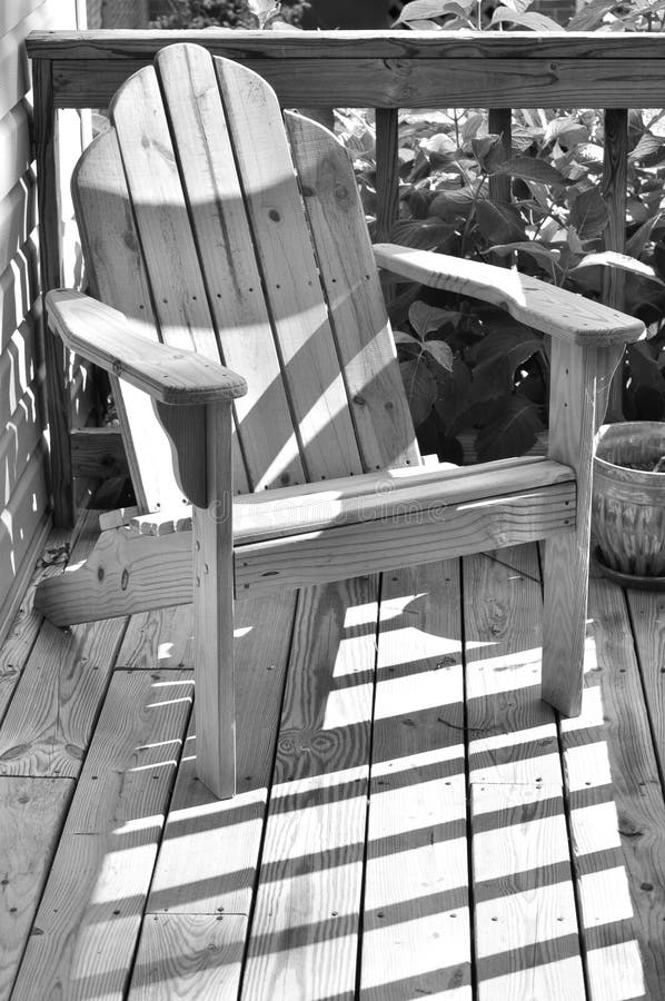 Adirondack Chair stock image. Image of flowers, slats - 10476671