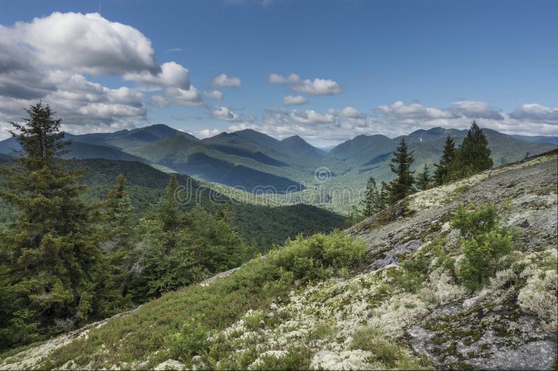 Adirondack Mountain View De Hopkins Mt Imagen de archivo - Imagen de ...