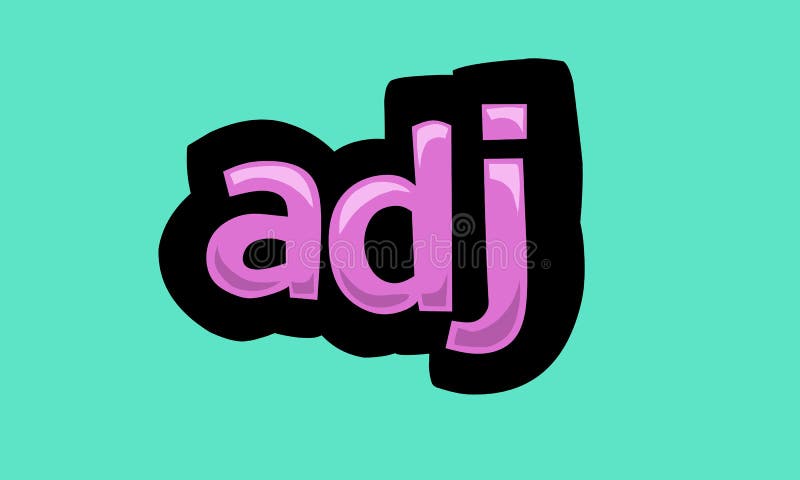 Adj Writing Stock Illustrations – 1 Adj Writing Stock Illustrations ...