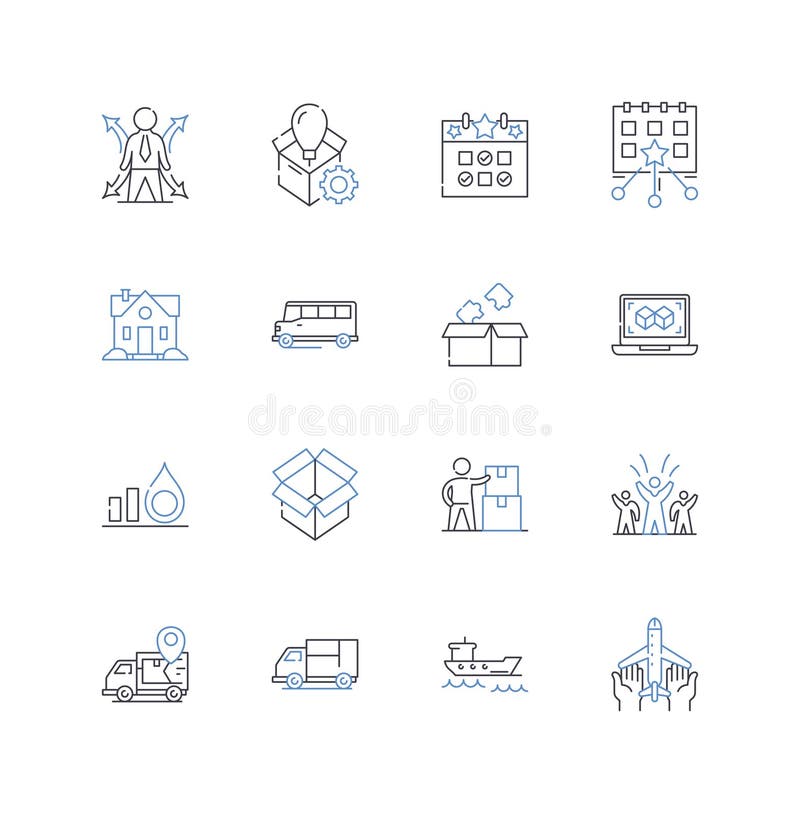 Adjudication Line Icons Collection. Litigation, Judgment, Arbitration ...