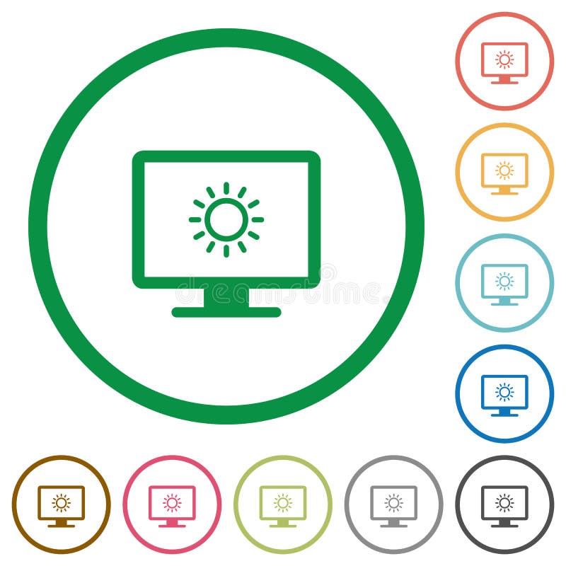 Screen Brightness Stock Illustrations – 1,142 Screen Brightness Stock ...
