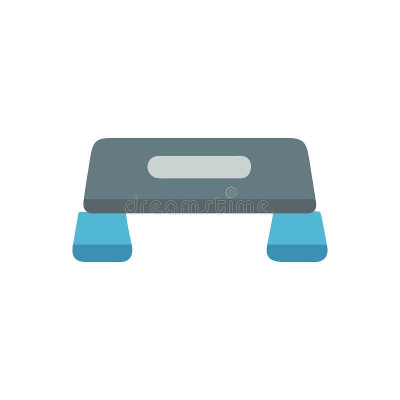Adjustable Aerobic Stepper Icon Design Stock Illustration ...