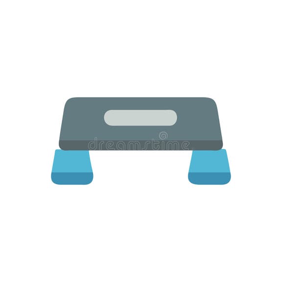 Adjustable Aerobic Stepper Icon Design Stock Illustration ...