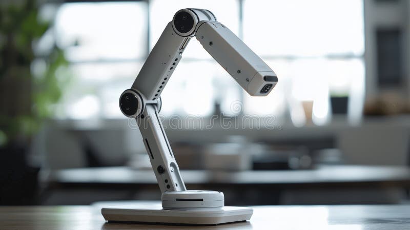 Adjustable Arm Phone Stand for Desk Use Modern Workspace Tech Device ...