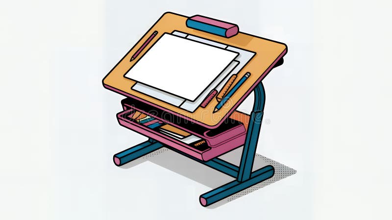 Adjustable Art Table for Drawing and Sketching: a Colorful and ...