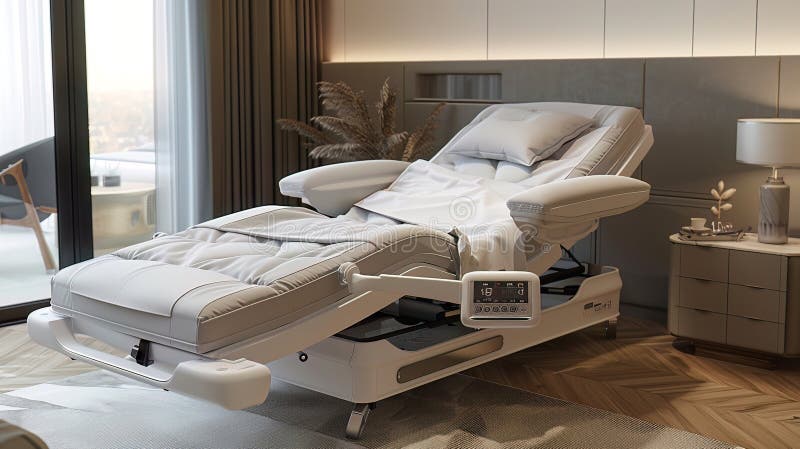 An Adjustable Bed with Remote Control Features Providing Comfort and ...