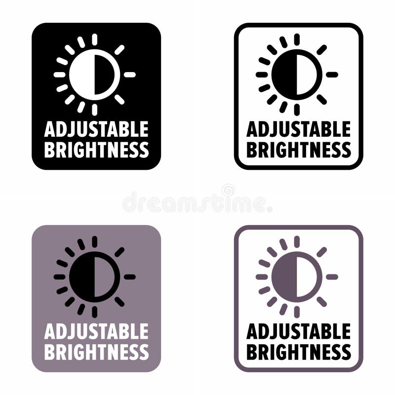 `Adjustable Brightness` Wireless Sensor Technology Information Sign ...