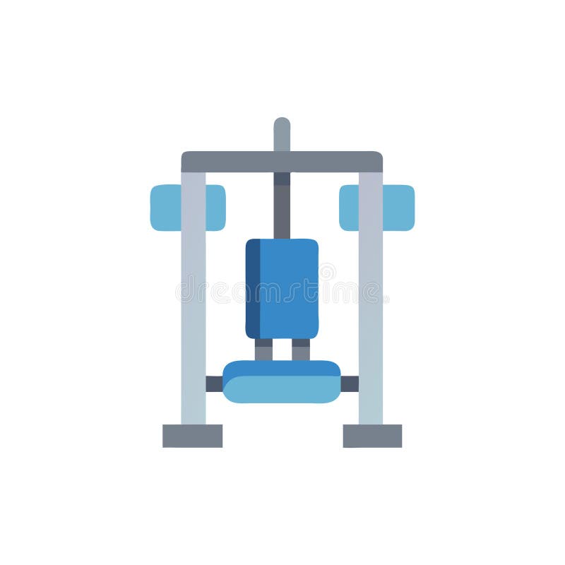 Adjustable Chest Press Machine Icon Design Stock Photo - Illustration ...