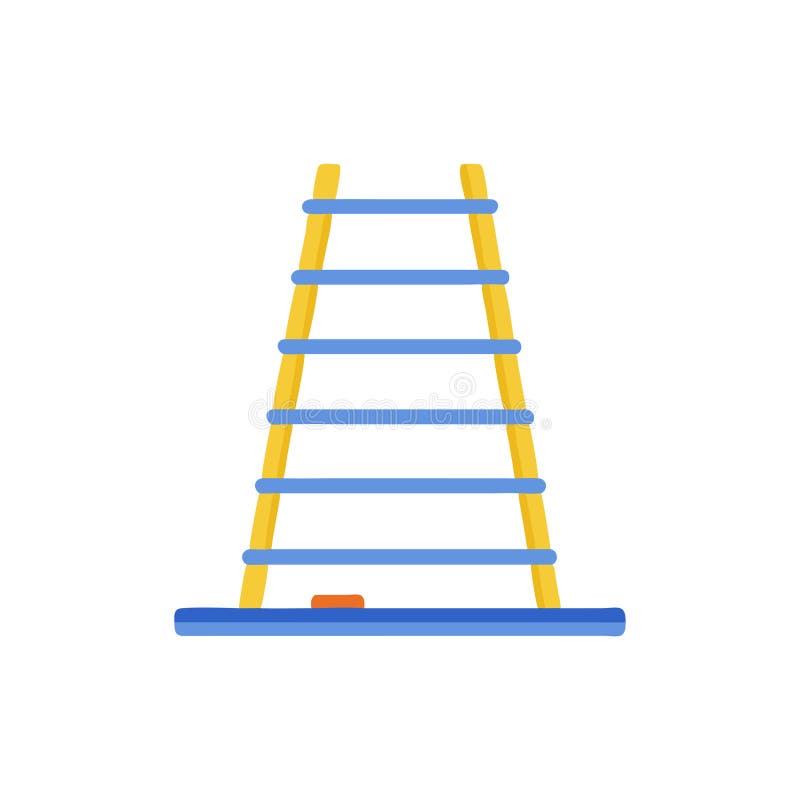 Adjustable Compact Speed Training Ladder Icon Stock Image ...