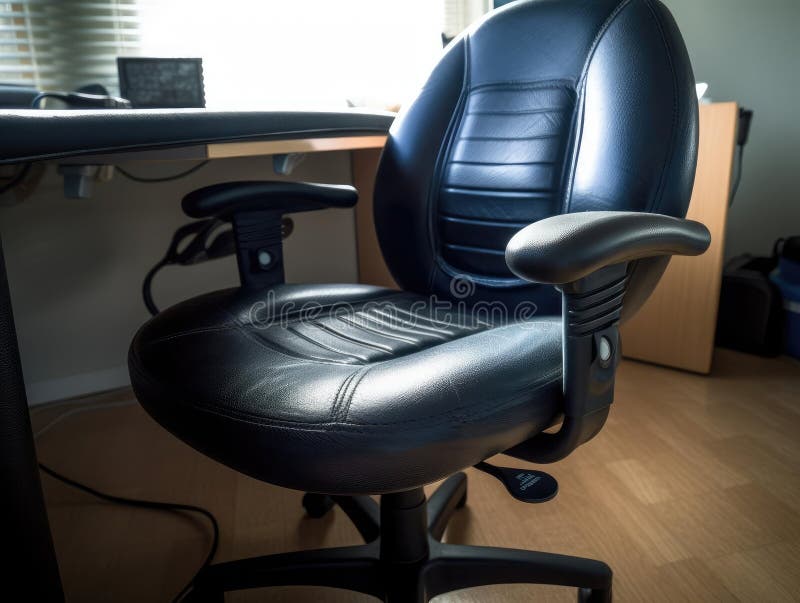 Adjustable Ergonomic Office Chair with Camera Settings Stock ...