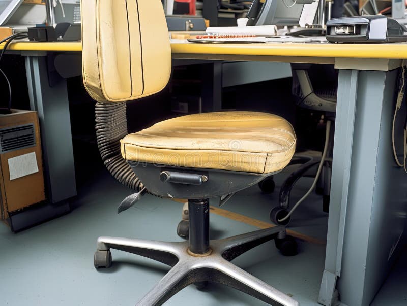 Adjustable Ergonomic Office Chair with Camera Settings Stock ...