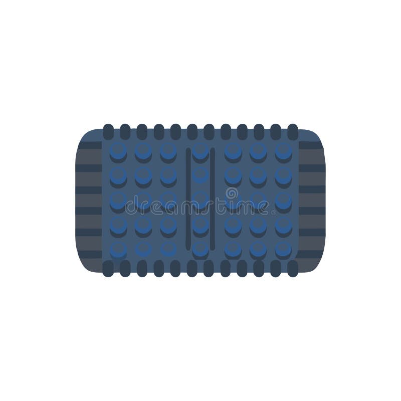 Adjustable High Density Foam Roller Icon Stock Illustration ...