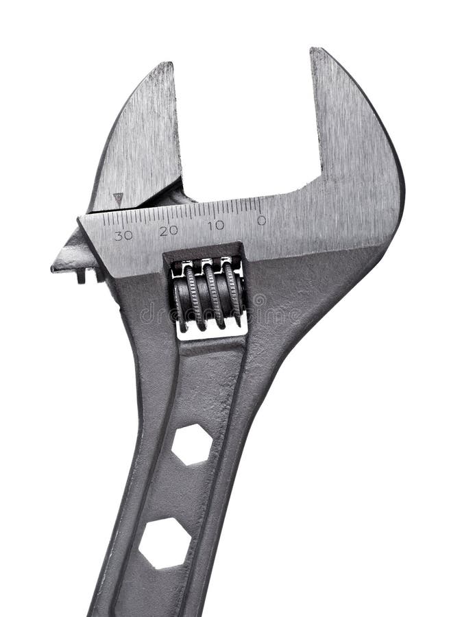 Adjustable key stock photo. Image of hard, heavy, metal - 25977954
