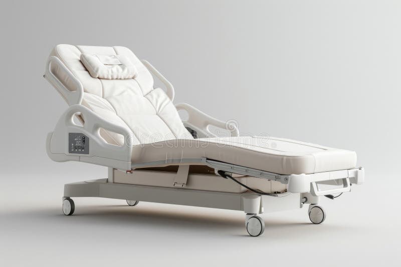 Adjustable Medical Bed for Rehabilitation Stock Photo - Image of ...