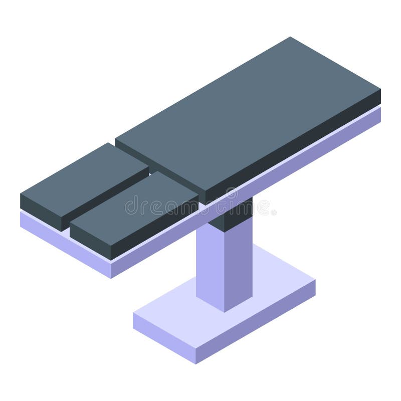 Adjustable Medical Examination Table Standing in Doctor S Office Stock ...